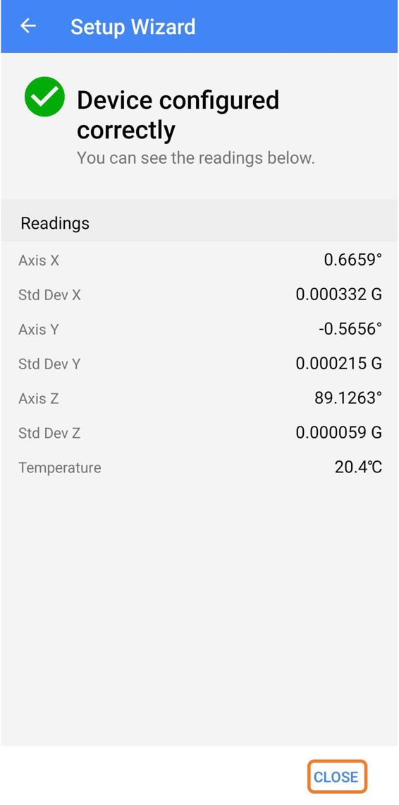 Loadsensing Titlemeter Configuration