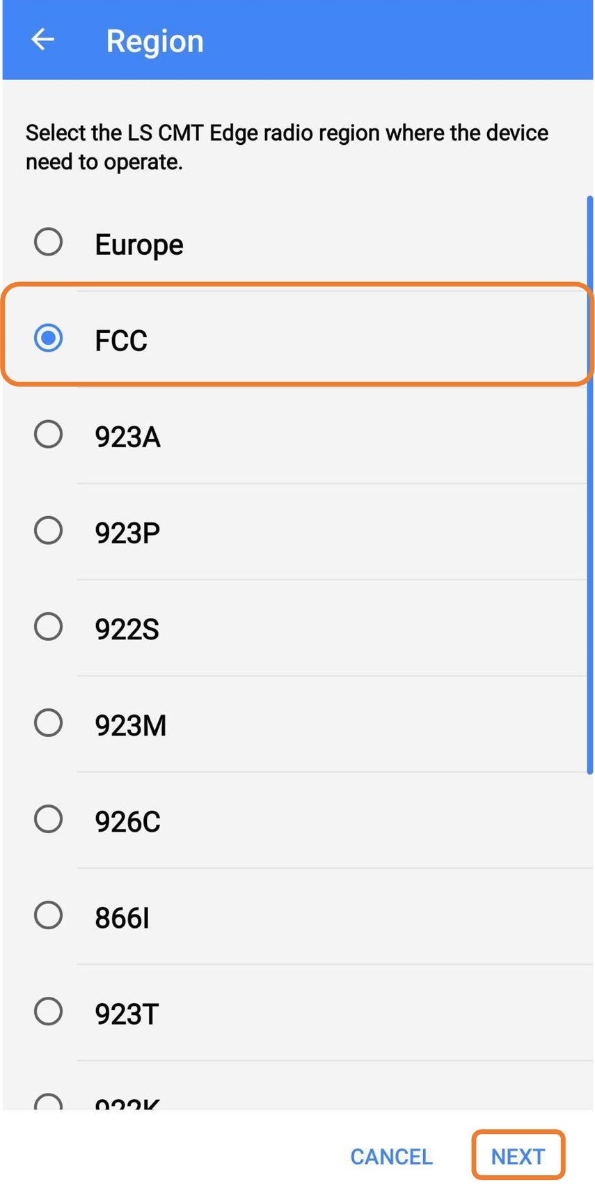 Loadsensing Titlemeter Configuration