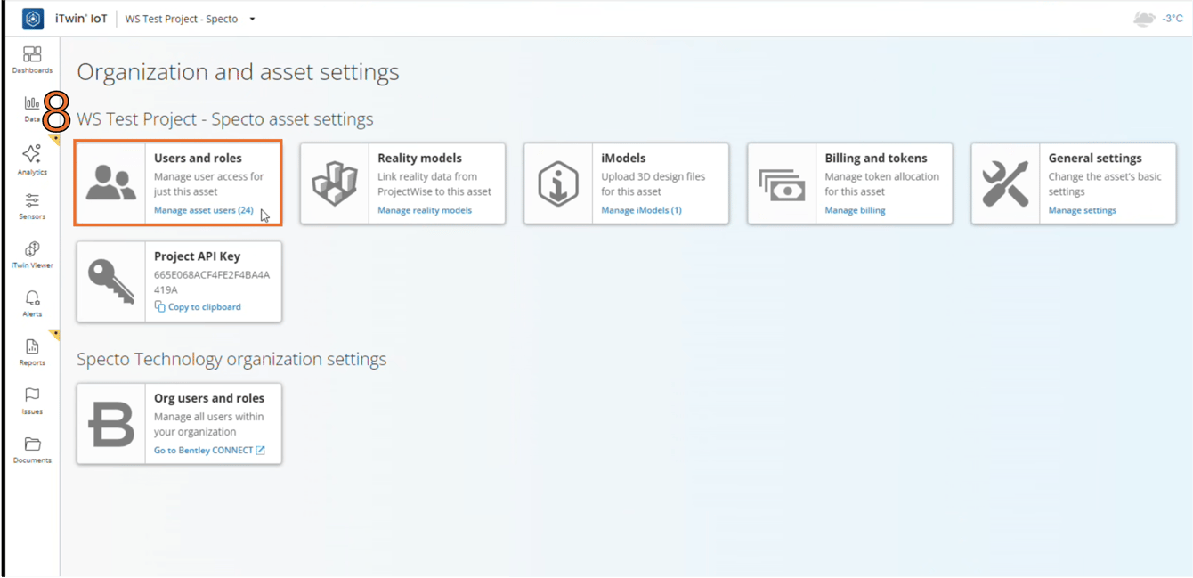 Cross-organization Sharing - iTwin IoT