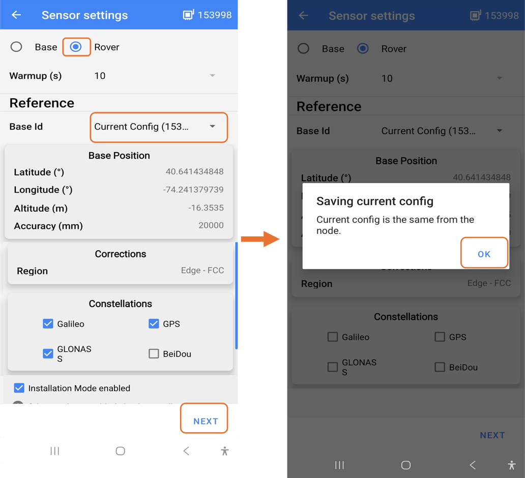 Loadsensing GNSS Configuration