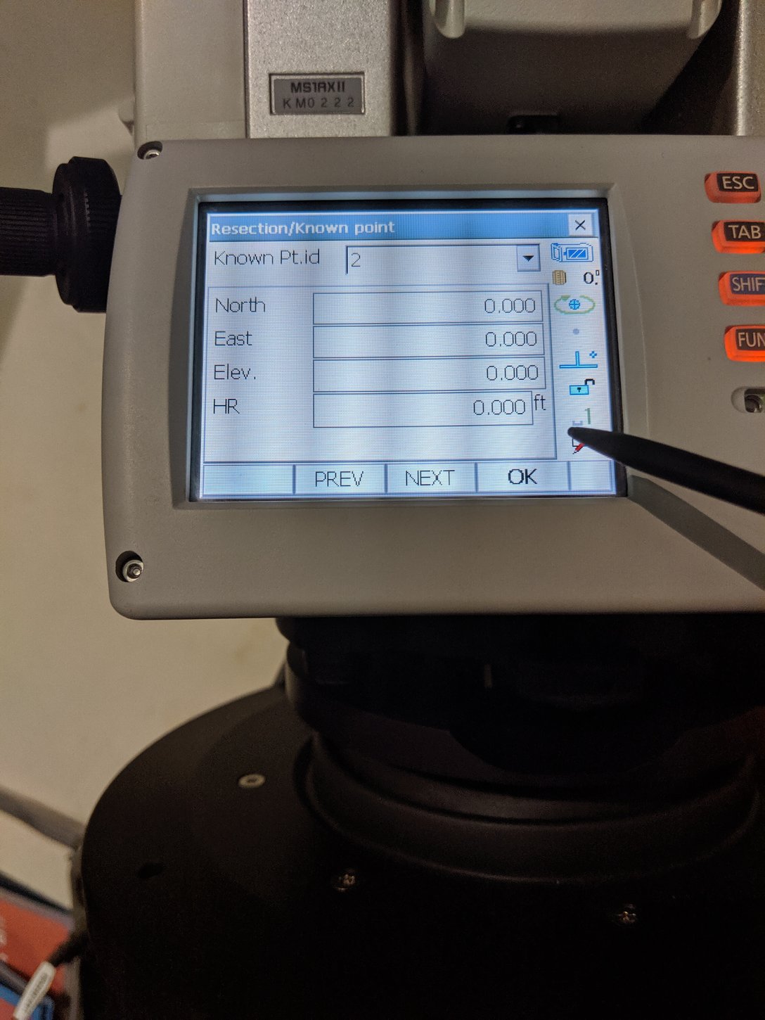 Resectioning (Relocating or Replacing) a TS in GeoX